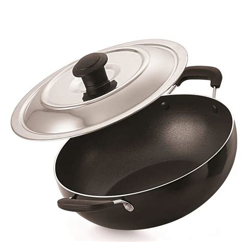 22 Cm Aluminium Non Stick Cookware Kadhai At ₹ 350piece In Ghaziabad