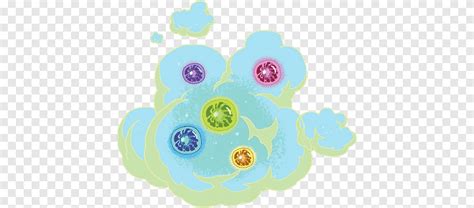 Rick Y Morty Hq Resource Verde Azulado Y Nubes Multicolores Png Pngegg