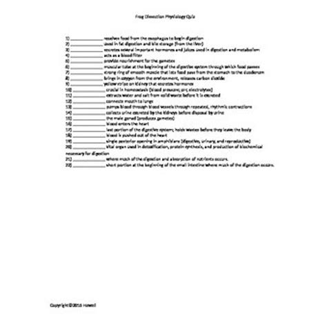 Frog Dissection Worksheet Bundle Amped Up Learning