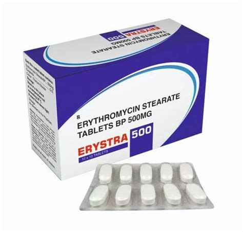 Erkomycin Erythromycin Tablets Mg Packaging Size X At Rs Stripe