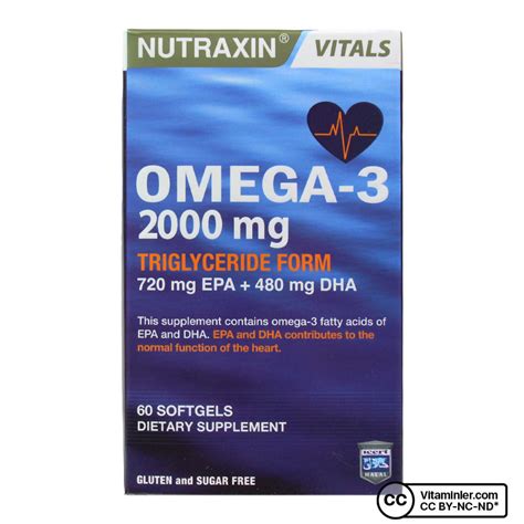 Nutraxin Omega 3 2000 Mg 60 Kapsül - Omega 3