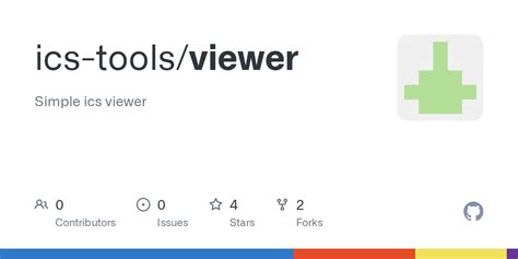 Github Ics Toolsviewer Simple Ics Viewer