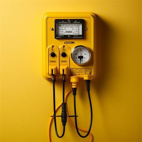 Premium Photo Yellow Isolated Electrical Services Illustration
