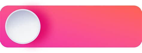 Blank Gradient Button With Circle Button For Website 10984249 Png