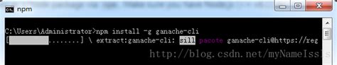 Ganache Cli的安装与使用 Csdn博客