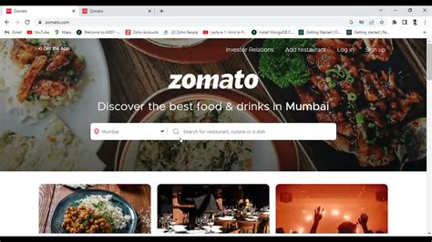zomato clone website using html css only part 2 youtube