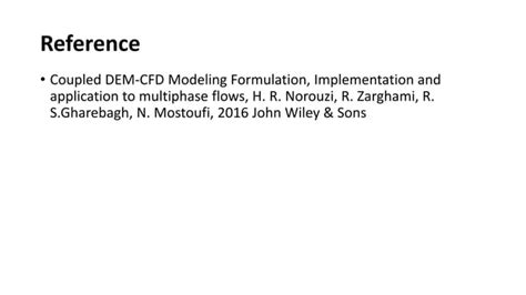 Introduction To Coupled Cfd Dem Modeling Pdf