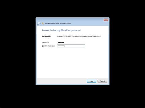 Guide Credential Manager In Windows 7 Technology