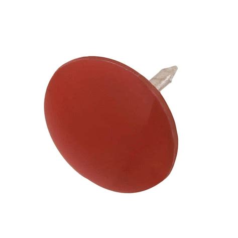 Everbilt Steel Red Flat Head Thumb Tack 60 Pack 801384 The Home Depot