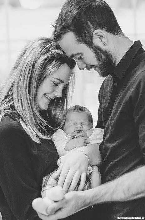 عکس بچه و پدر مادر