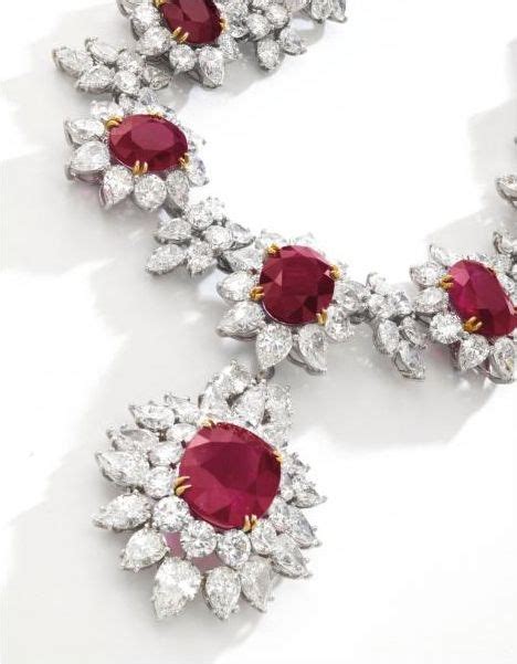 Impressive Ruby And Diamond Necklace Alain R Truong In 2024 Ruby And Diamond Necklace Fine
