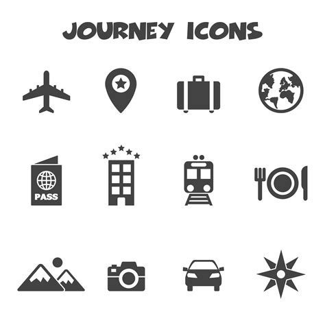 Symbole Dicônes De Voyage Telecharger Vectoriel Gratuit Clipart