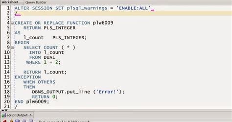 Lint Checkers For Plsql