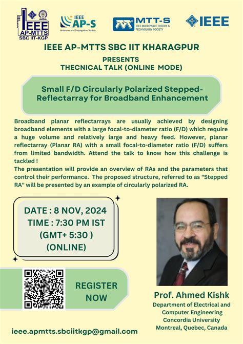 Ieee Ap Mtts Sbc Iit Kgp On Linkedin 🌐 Invitation To An Insightful