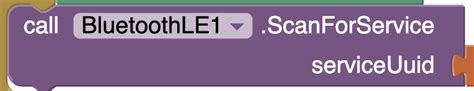 Ios Ble Unrecognized Method Scanforservice And Connectwithaddress App Inventor For Ios Mit
