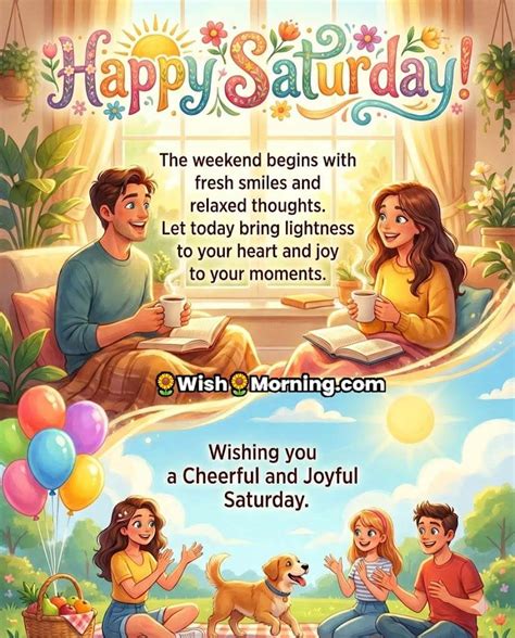 Happy Saturday Messages To Start The Weekend With Joy Wish Morning