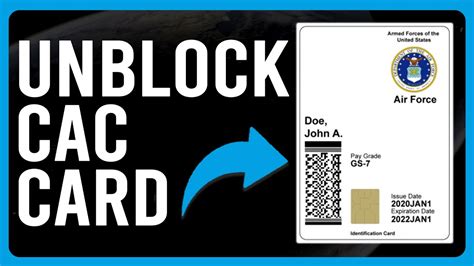 How To Unblock A CAC Card How Do You Unblock Your CAC Card YouTube