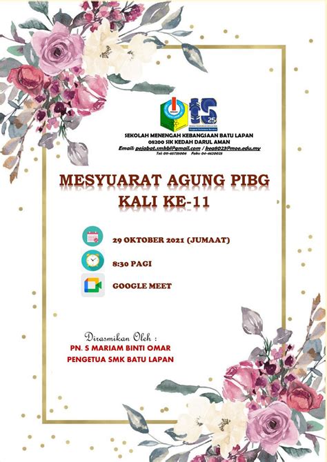 Buku Program Mesuarat Agung Pibg Kali Ke By Etoisy Issuu