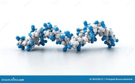 Scientific Representation Of A2 Beta Casein Protein Structure Model