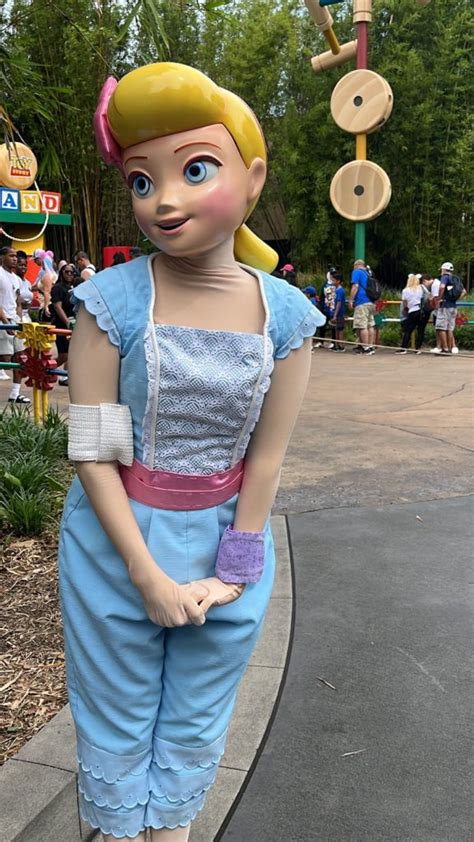 Bo Peep Makes Character Appearance At Toy Story Land Today