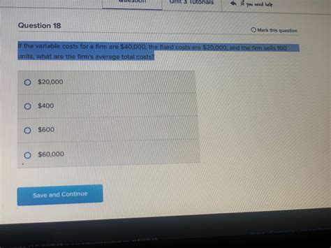 solved 3 tutorials if you need help question 18 o mark this