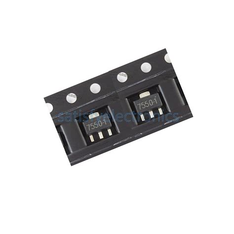 100pcs Ht7550 1 01a 5v Low Dropout Voltage Regulator Ic Ldo Sot 89 Ebay