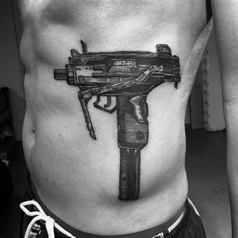 50 Uzi Tattoo Ideas For Men Firearm Designs Artofit