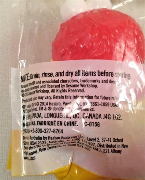 Sesame Street Elmo Bath Toy Squirter By Hasbro ~ Free Shipping ~ Brand