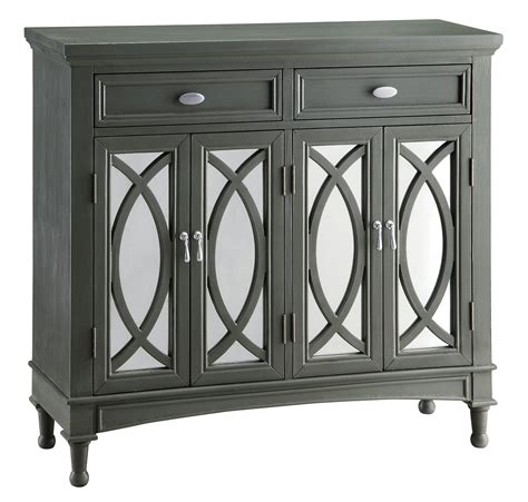 Park Avenue Grey And Mirror Sideboard