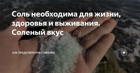 Соль необходима для жизни, здоровья и выживания. Соленый вкус | Как ...