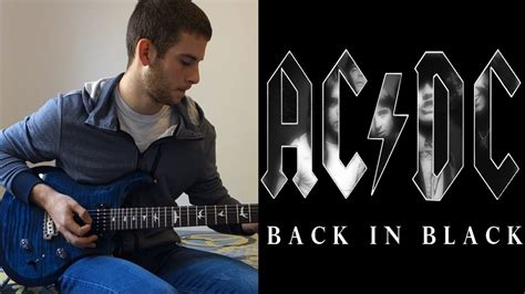 Acdc Back In Black Guitar Cover Youtube