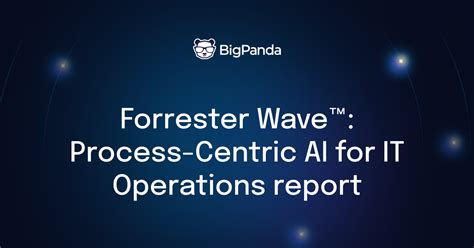 Forrester Wave™ Process Centric Ai For It Operations Report Bigpanda