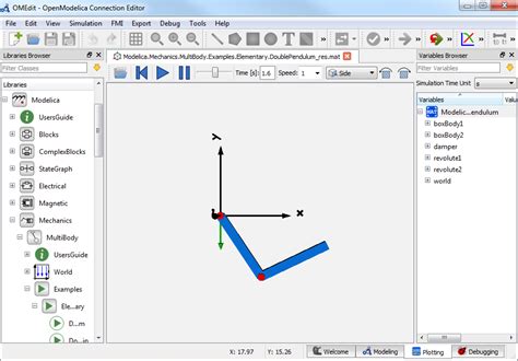 Omedit Openmodelica Connection Editor — Openmodelica Users Guide V1
