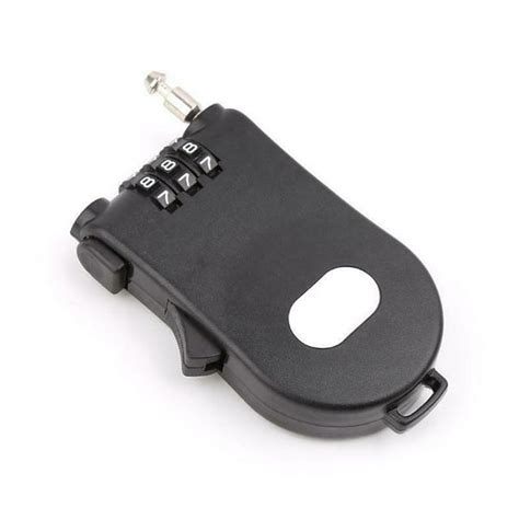 Retractable Wire Rope Password Lock Combination Coded Locker Keyed
