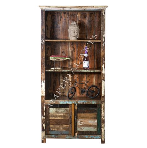 Antique Reclaimed Wood Book Shelf At Best Price In Jodhpur Imperial Arts