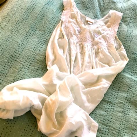 Barbizon Intimates Sleepwear Vintage Barbizon Slipnighty Wlace Mid Century Sleepwear Comfy
