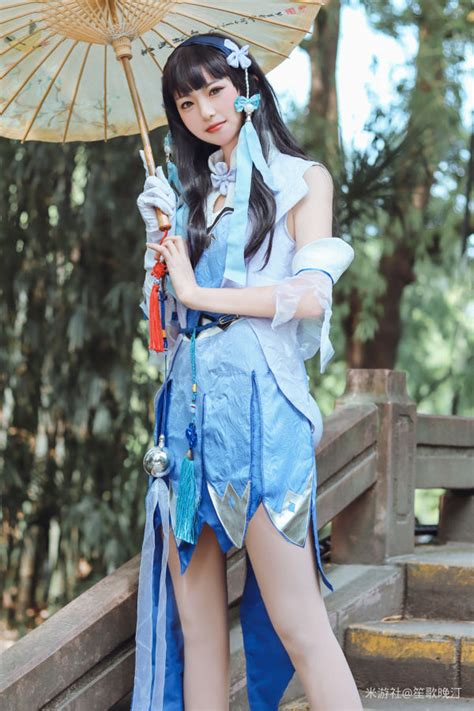 西施幻纱之灵cos 原神社区 米游社