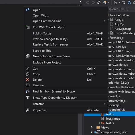 Javascript Js File Is Not Included Or Nested Under My Typescript Ts