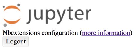 Jupyternbextensionsconfigurator Server Extension Not Visible · Issue 90 · Jupyter Contrib