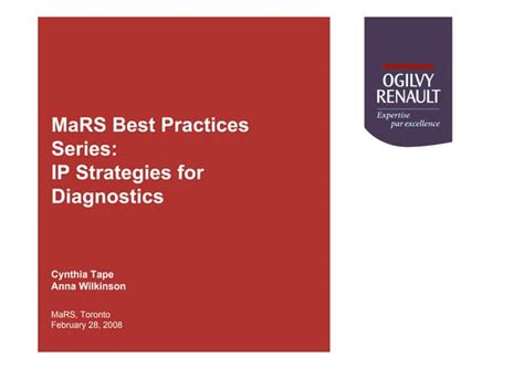 Best Practices Ip Strategies For Diagnostics Ppt Free Download