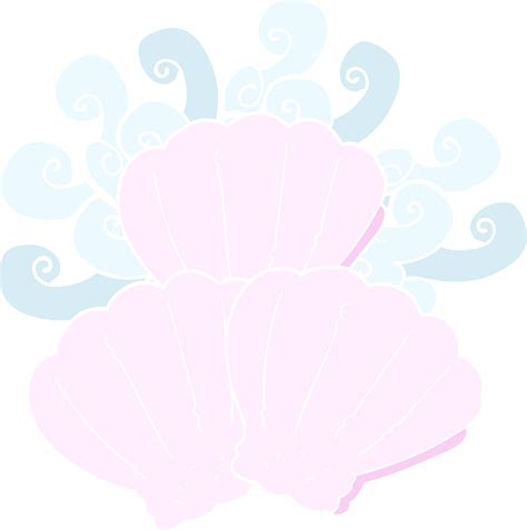Flat Color Illustration Of A Cartoon Shells 36333314 Png