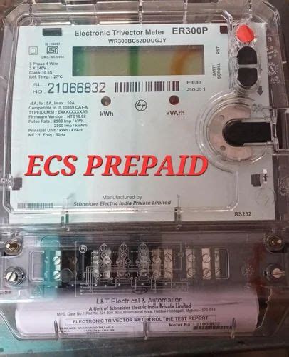 Gprs Lt Ct Tod Meter 3 Phase Model Name Number Erp300 440 Vac At ₹ 6500 Piece In New Delhi