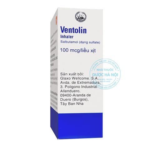 Xịt Ventolin điều Trị Hen Suyễn Và Các Bệnh đường Hô Hấp