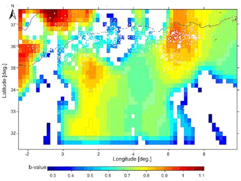 Spatial Distribution Of B Value Download Scientific Diagram