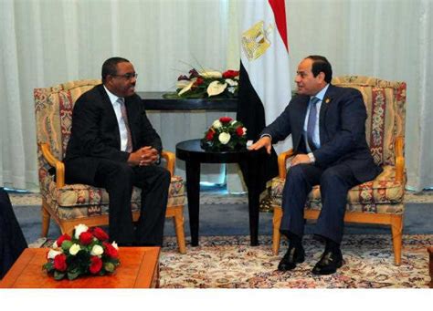 السيسي يلتقي رئيس وزراء إثيوبيا في أديس أبابا المصري اليوم
