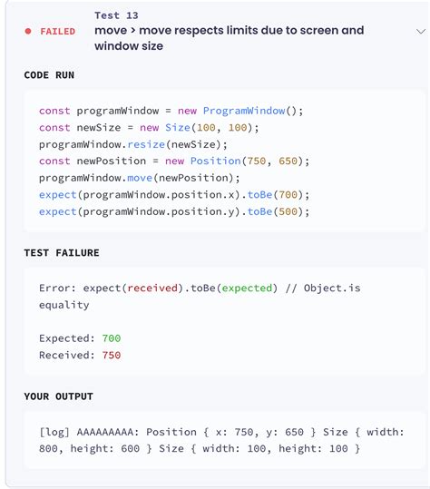 Windowing System Task Issue Can I Just Not Read JavaScript Exercism