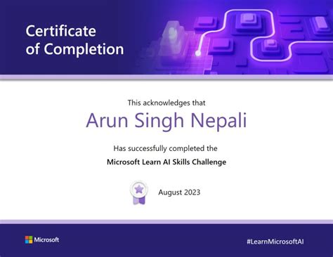 Arun Singh Nepali On Linkedin Microsoftlearnchallenge Ai Ml