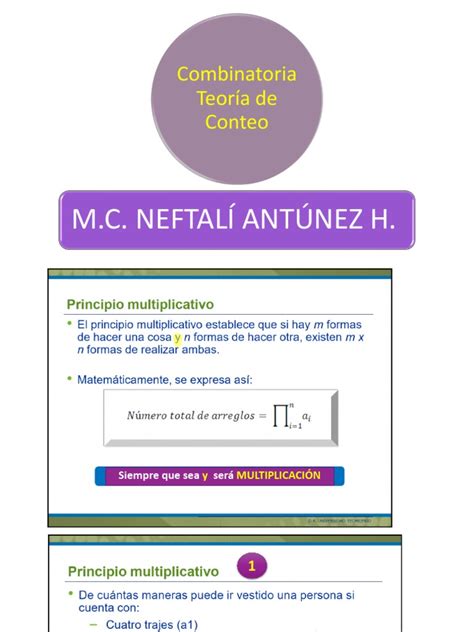 Ejemplos De Combinatoria Pdf Ecuaciones Combinatoria