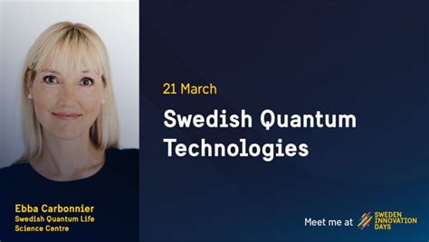Sweden Canada Innovation Initiative On Linkedin Quantumcomputing Quantumtechnology Resilience