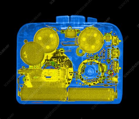 Coloured X Ray Of A Walkman Cassette Player Stock Image T Science Photo Library Coloured X Ray Of A Walkman Cassette Player Stock Image T Science Photo Library
